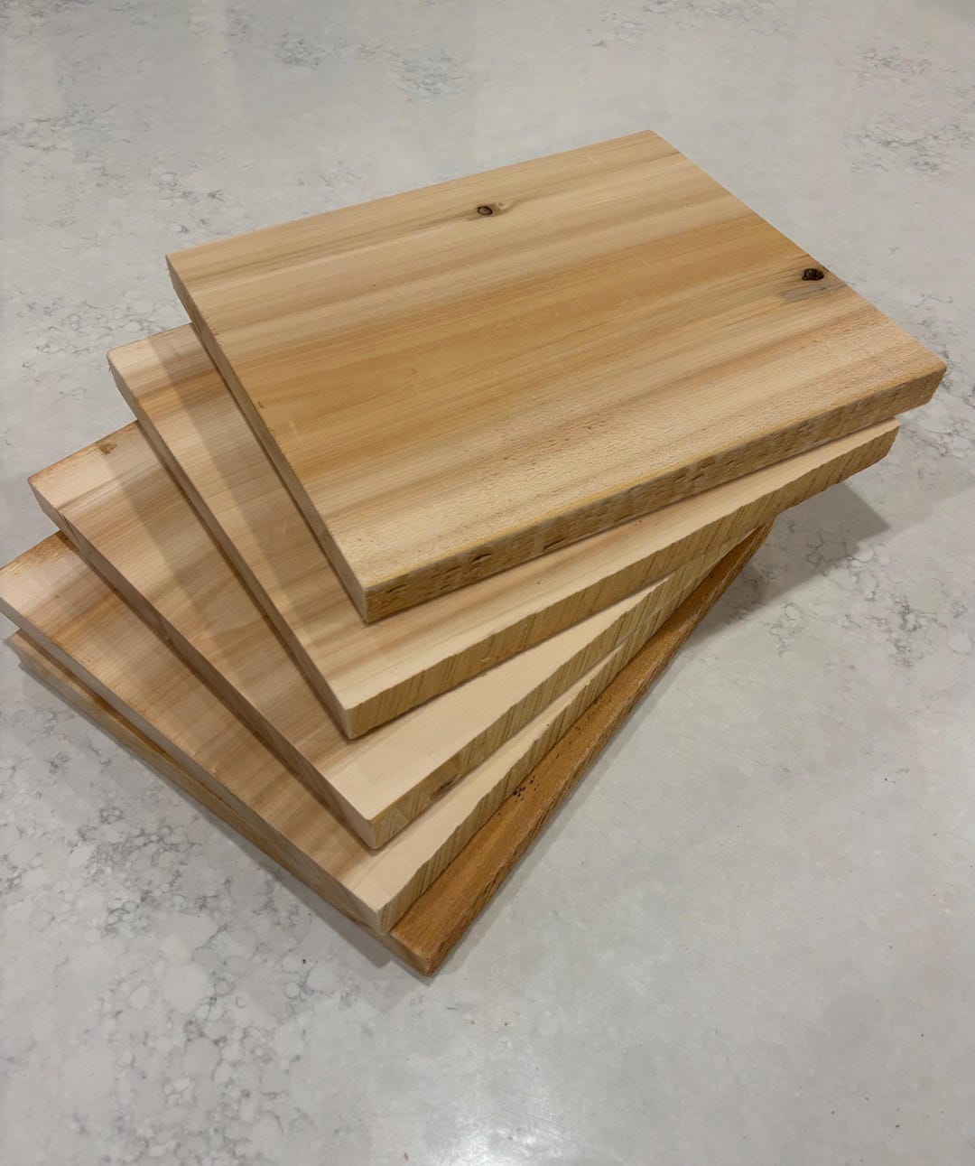 Pack of 5, 10" Long X 10" Wide (7/8" Thick) Wide Northern White Cedar ...