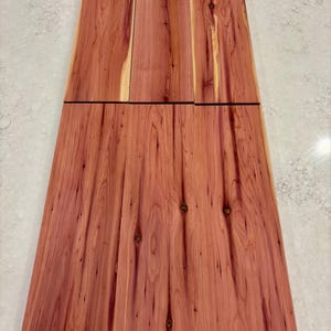 3/4" Aromatic Eastern Red Cedar Craft Boards - 6 Pack, 18" Long - Etsy