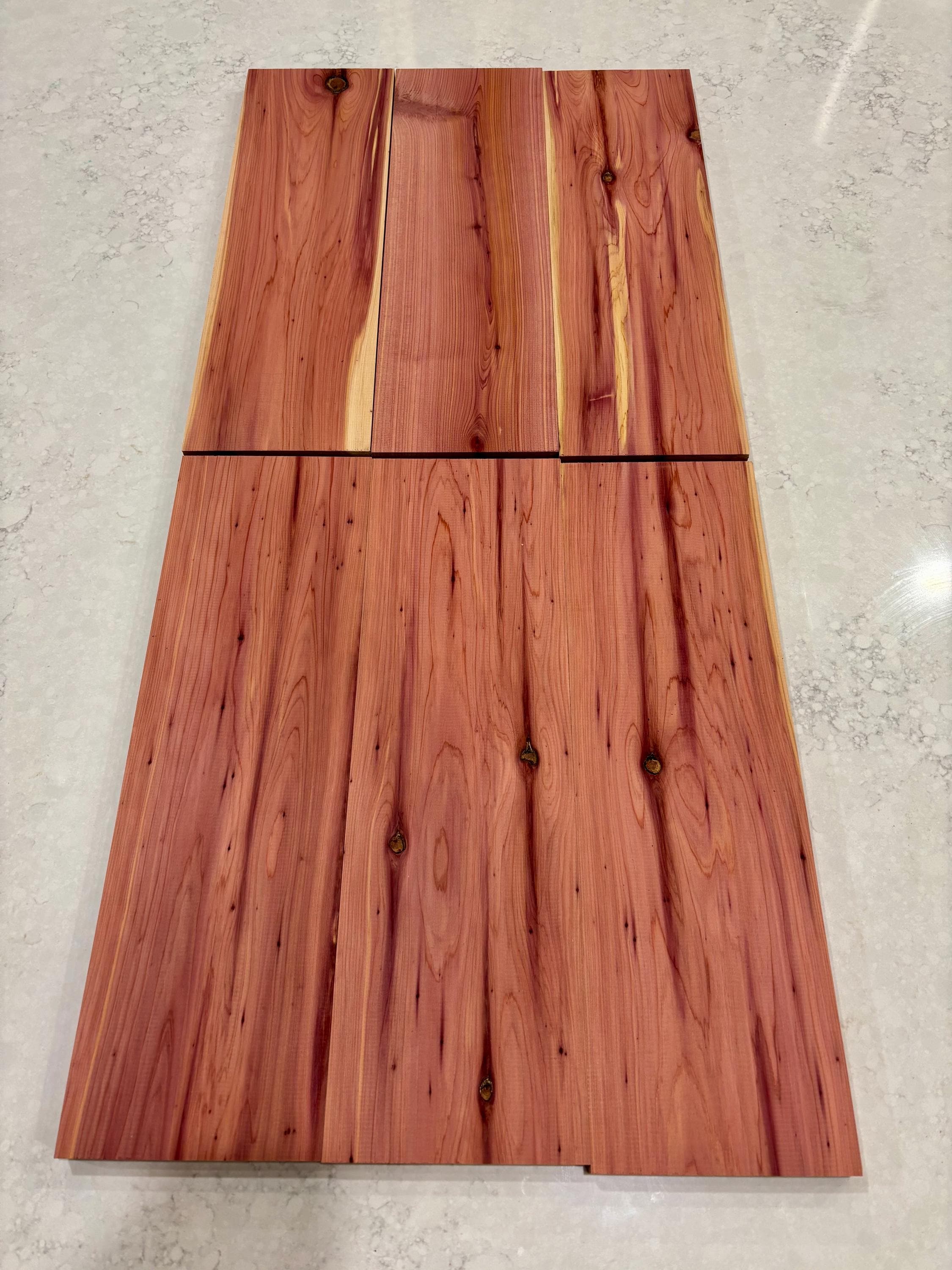 3/4" Aromatic Eastern Red Cedar Craft Boards - 6 Pack, 18" Long - Etsy