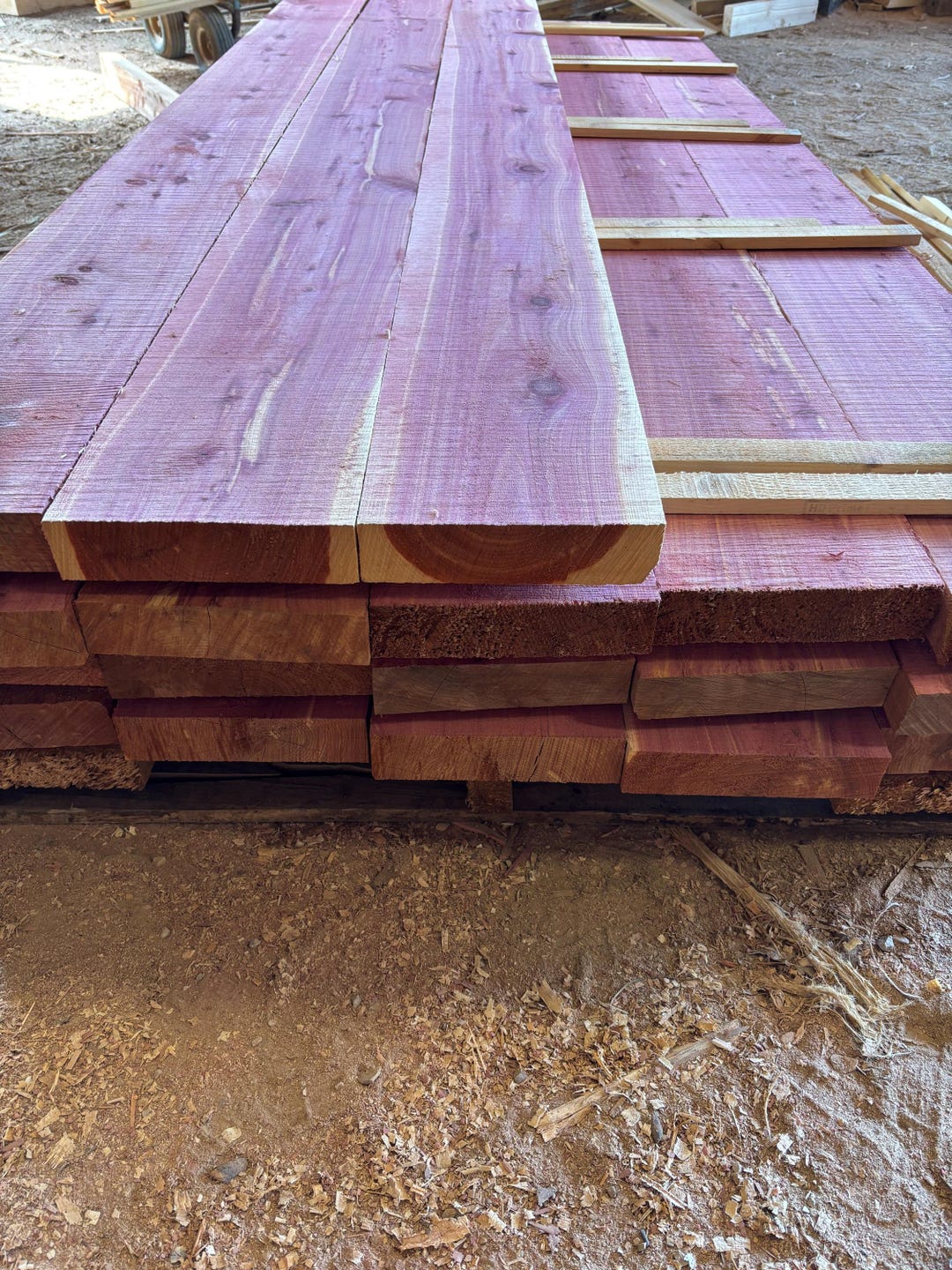 2" X 6" Rough Cut Aromatic Cedar Boards, Kiln Dried - Etsy