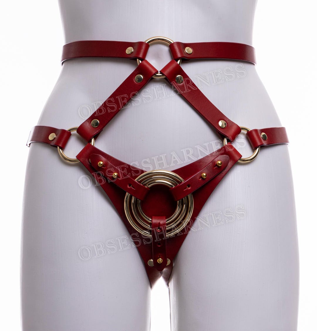 Premium Strap-on Harness Leather, Strap on Harnesses for Lesbian, Pegging Harness Bdsm, Women ...