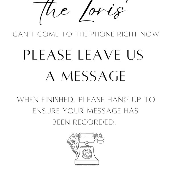 No Phone Wedding Sign - Etsy