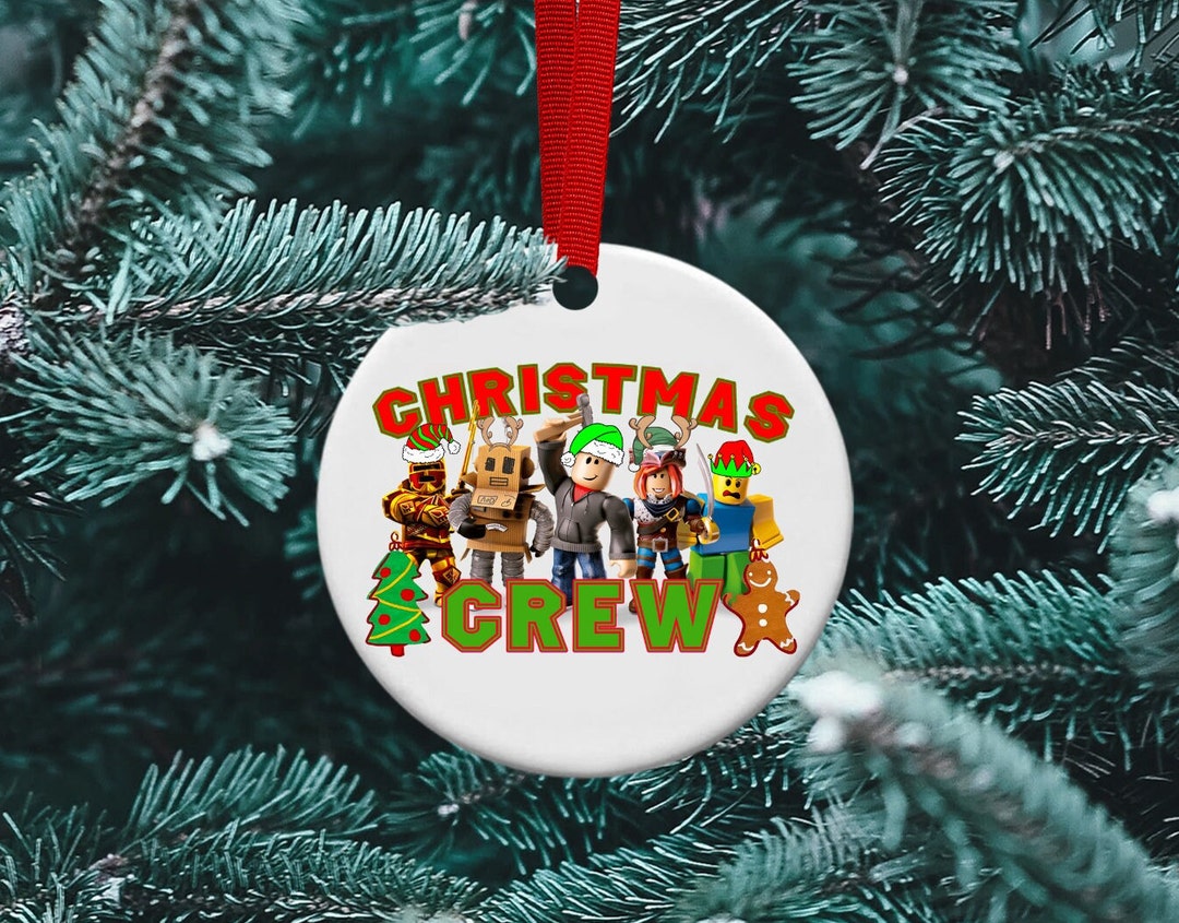 Roblox Ceramic Christmas Ornament, Christmas Crew, Noob, Playstation ...