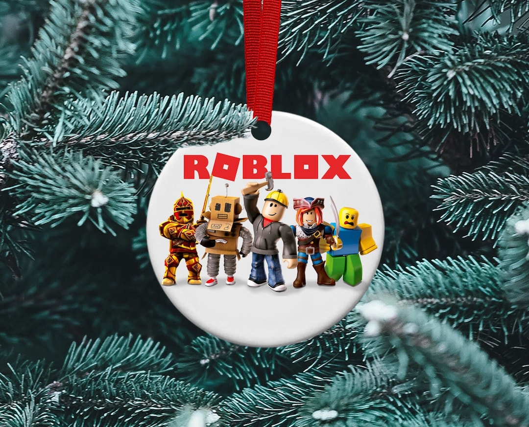Roblox Ceramic Christmas Ornament, Noob, Playstation, World of Warcraft ...