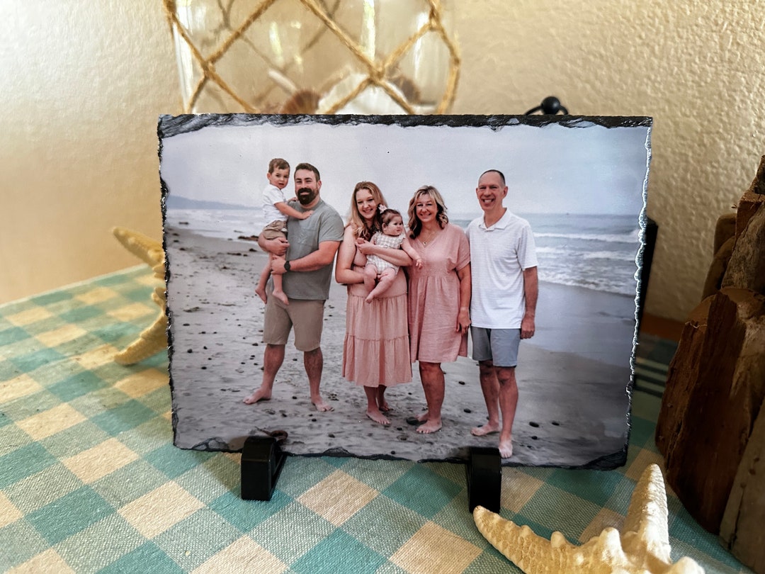 Personalized Photo Slate, Family Keepsake (6x8) - Etsy