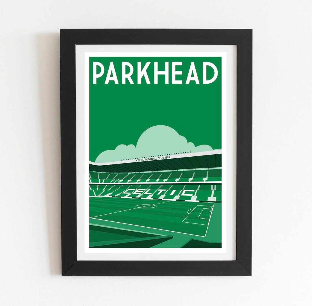 Celtic, Parkhead, Retro Art Design Print Poster - Etsy