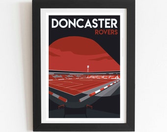 Doncaster Rovers Print - Etsy UK