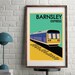 Valley Parade Bradford City Retro Art Design Print Poster - Etsy