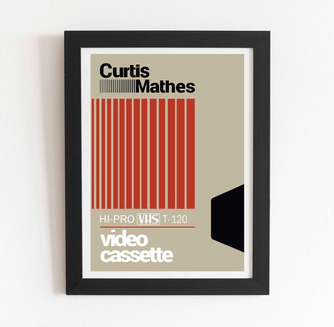 VHS Curtis Mathes, Retro Art Design Print Poster - Etsy
