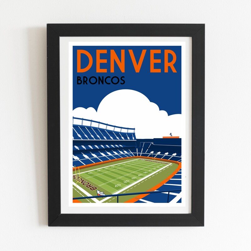 Denver Broncos Posters - Etsy
