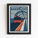 Bakerloo Line south London Underground Tube, Vintage Train Art Print ...