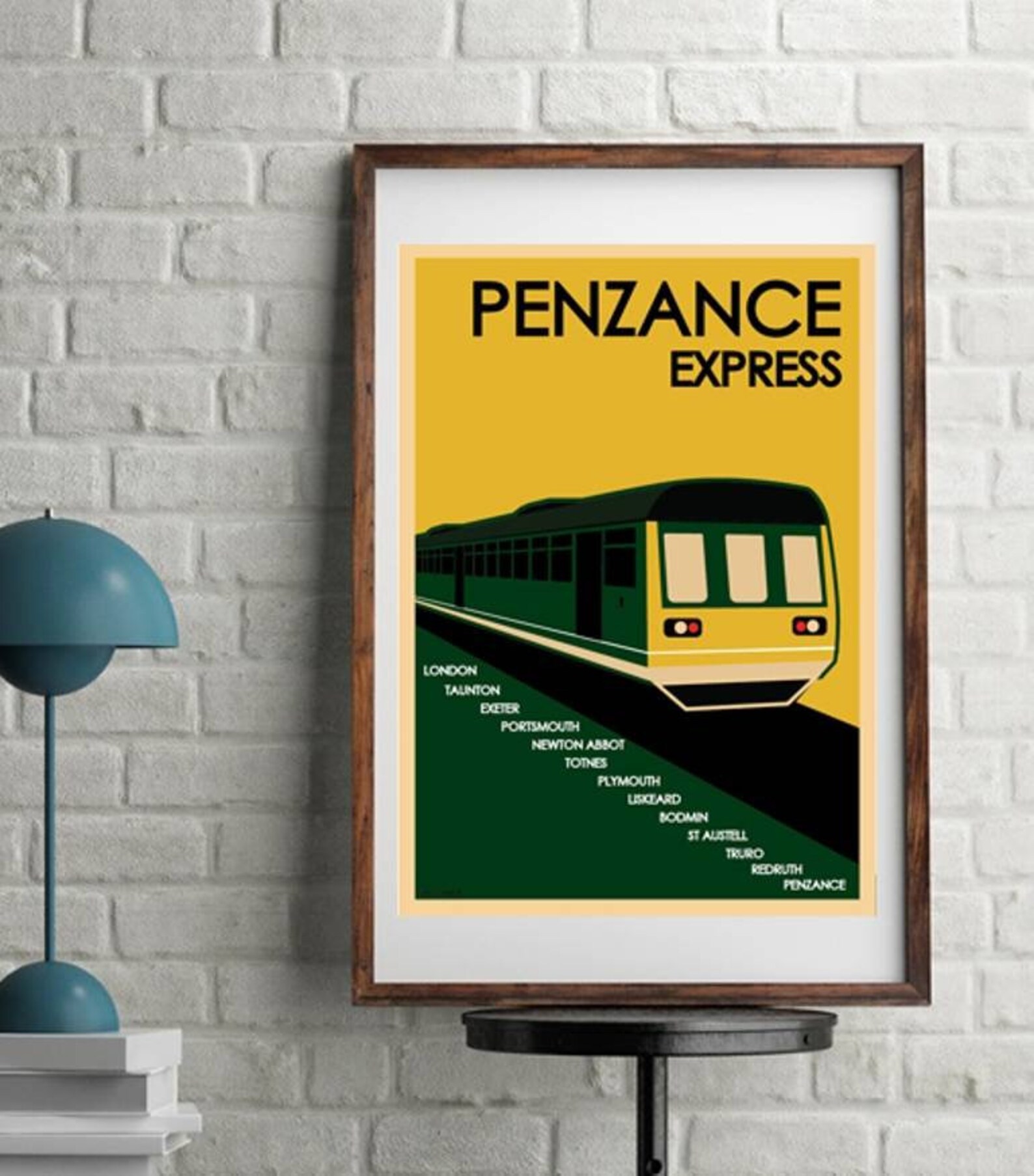 Design Your Own Vintage Railway Print | Etsy