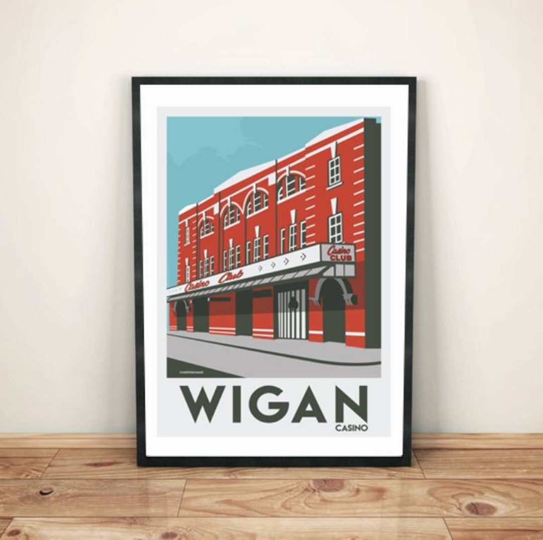 Wigan Casino Vintage Retro Northern Soul Art Print Poster - Etsy