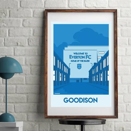 Everton FC Outside Goodison Park Stadium Photo Memorabilia - Etsy