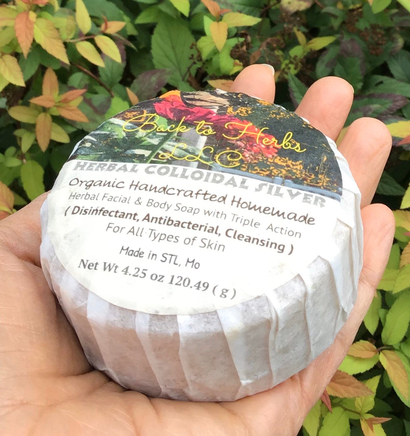 Colloidal Silver Herbal Soap organic - Etsy