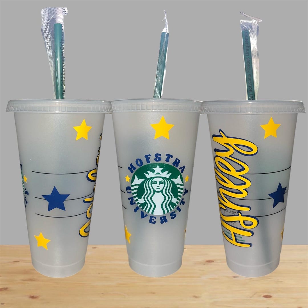 Custom College Starbucks Cup, College Name Cup, Graduation Gift, Class ...