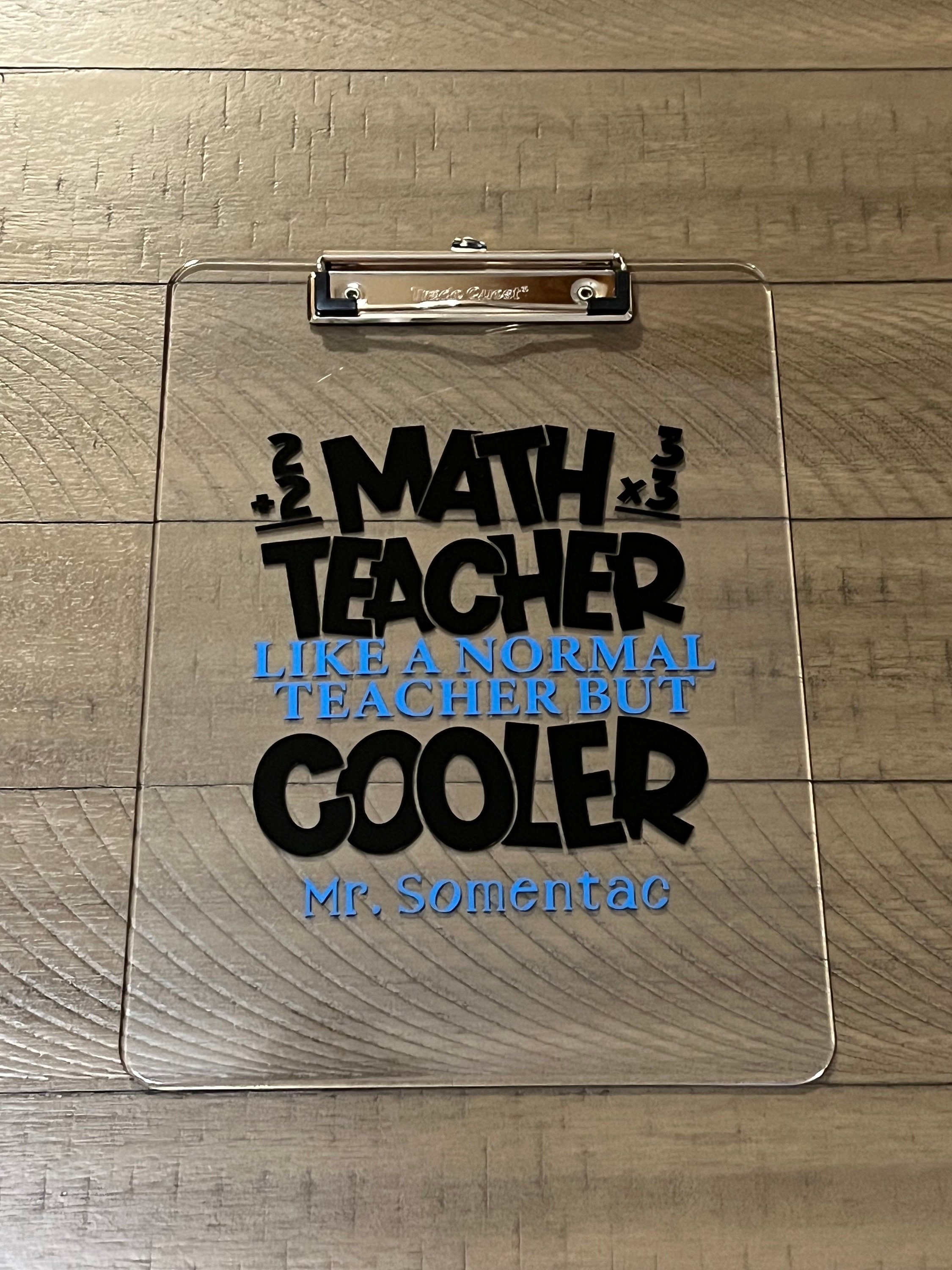 Teacher Clipboard, Personalized Clipboard, Teacher Gift, Personalized ...