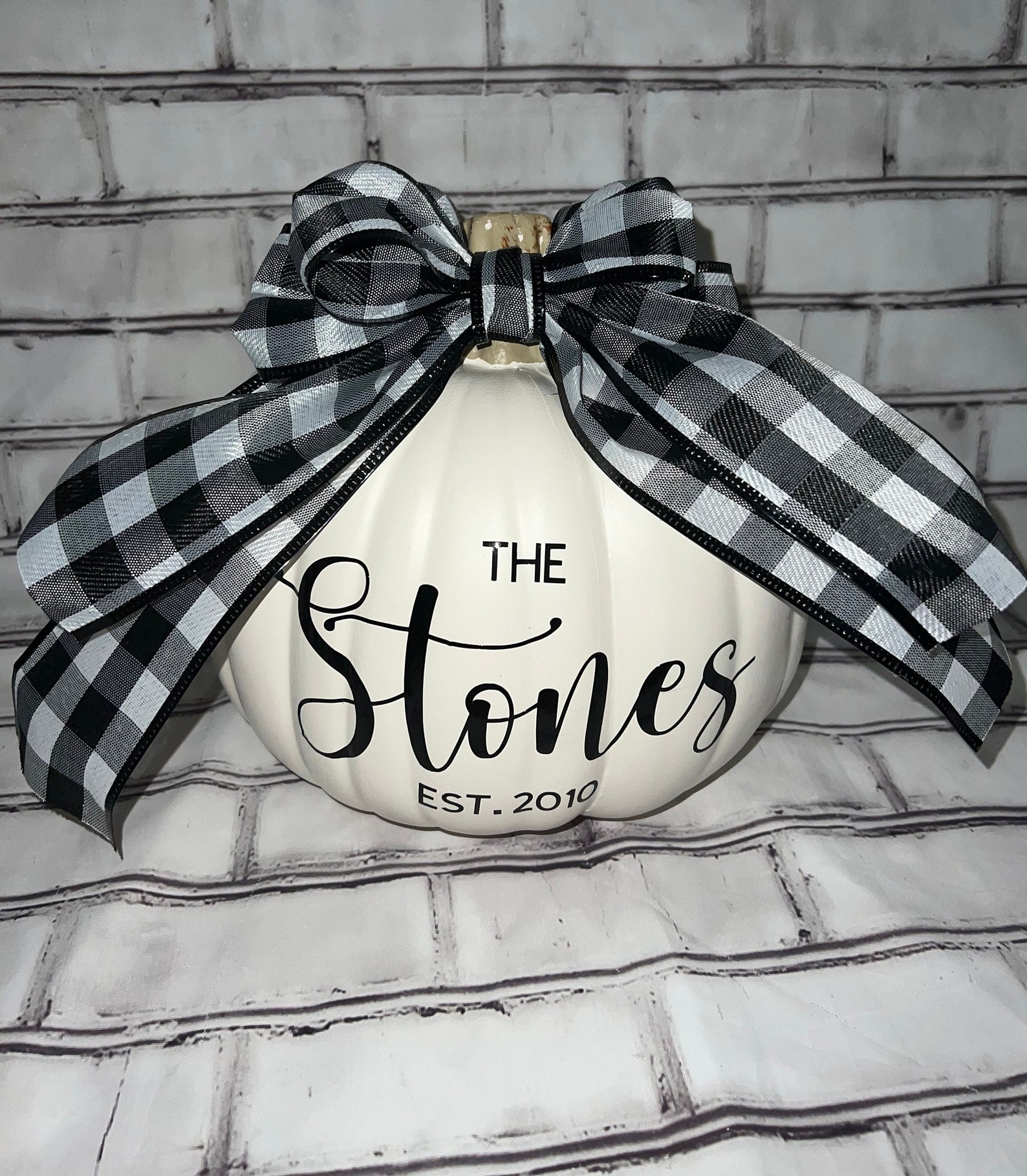 Monogram Decor-monogram Pumpkins-fall Decor-personalized Pumpkins ...