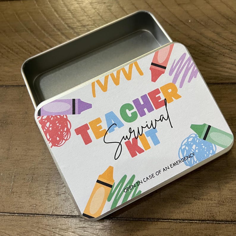 Teacher Back to School Survival Kit-personalized Teacher Gift-welcome ...