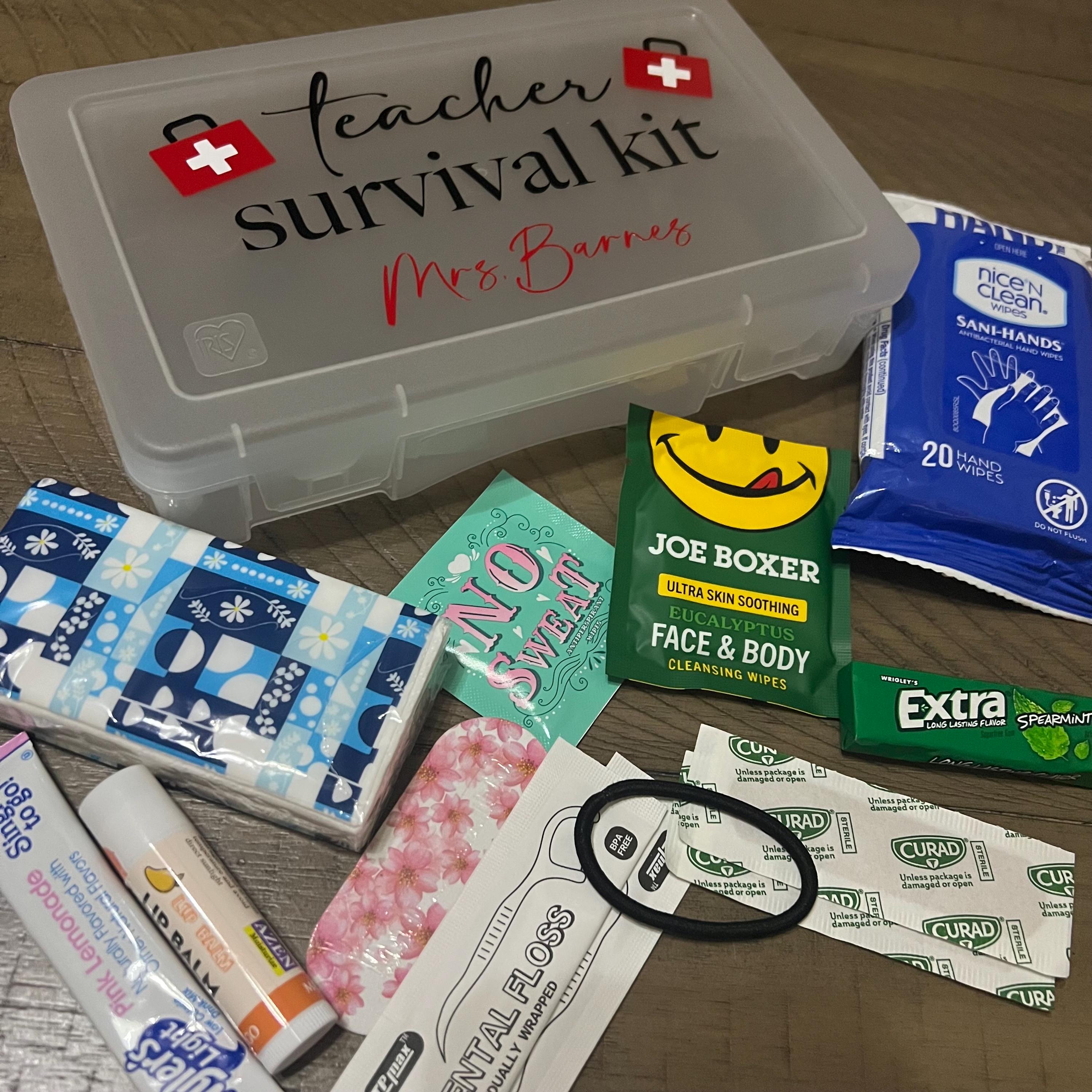 Teacher Back to School Survival Kit-personalized Teacher Gift-welcome ...