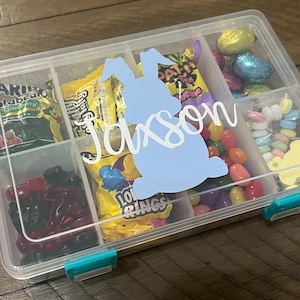 Personalized Candy Snackle Box-candy Box-snack Box- Easter Candy-tackle ...