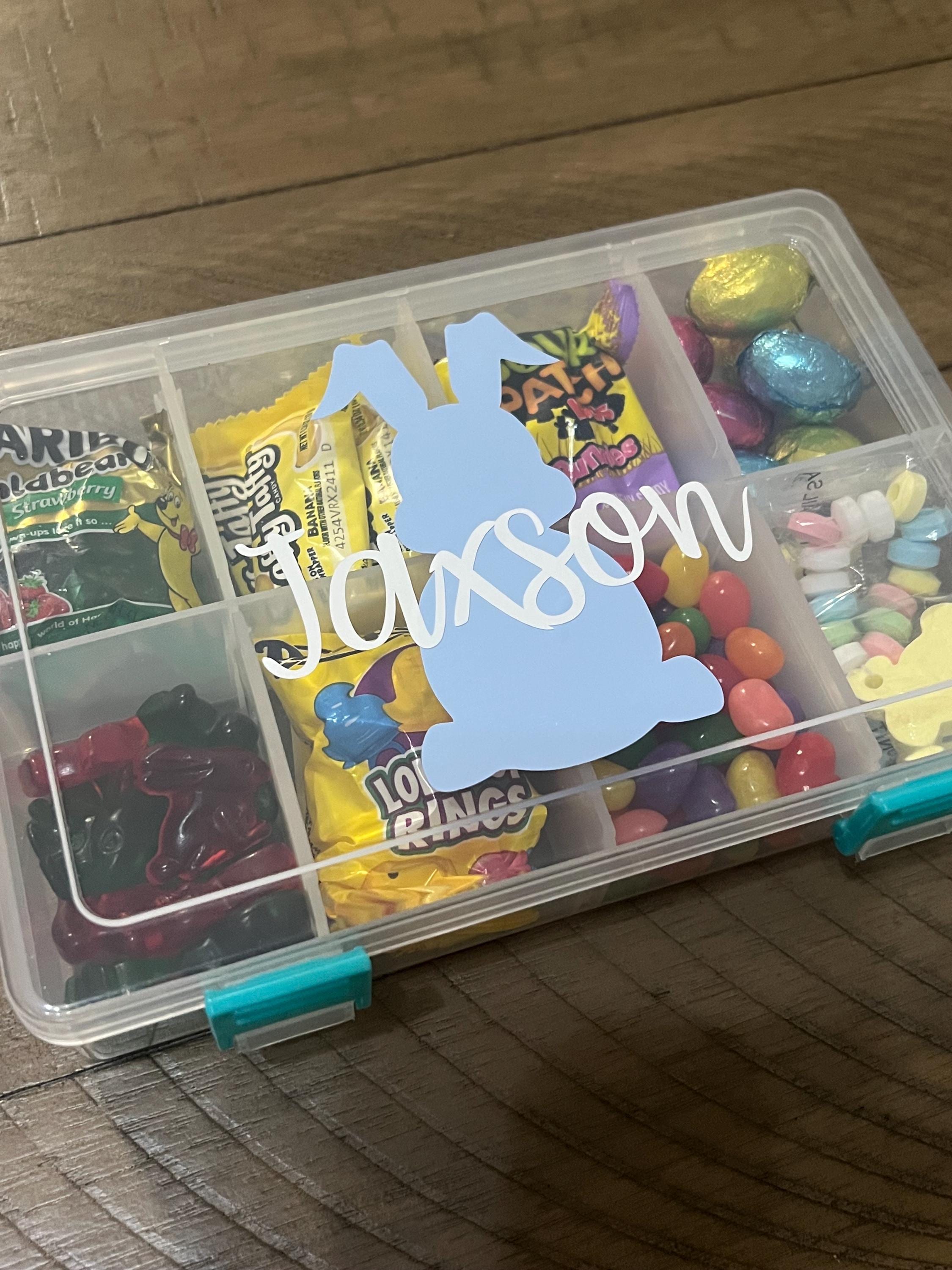 Personalized Candy Snackle Box-candy Box-snack Box- Easter Candy-tackle ...