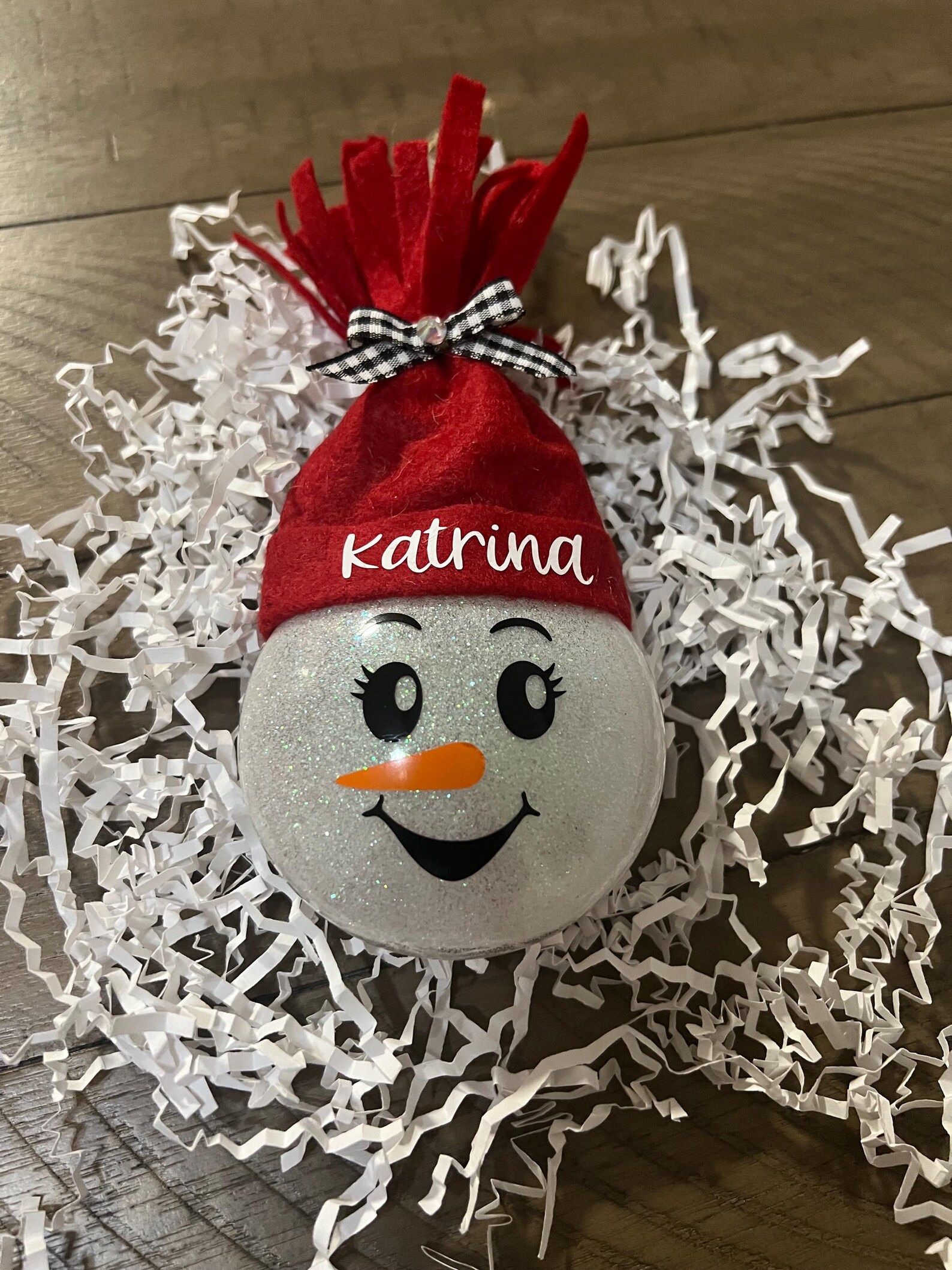 Snowman Christmas Ornament,snowman Face Ornament, Christmas Gift ...