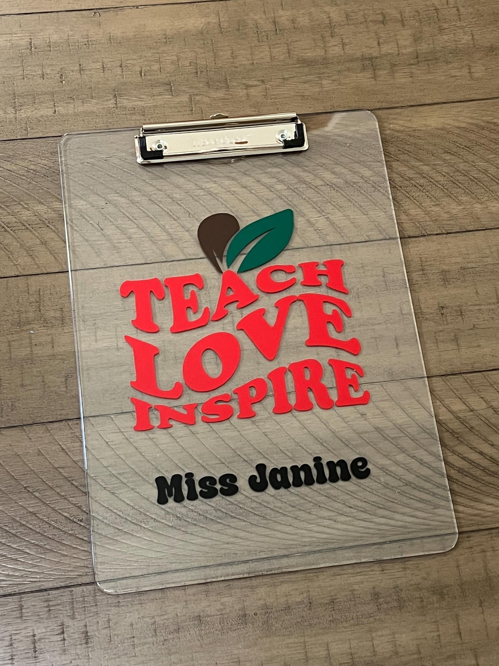 Teacher Clipboard, Personalized Clipboard, Teacher Gift, Personalized ...