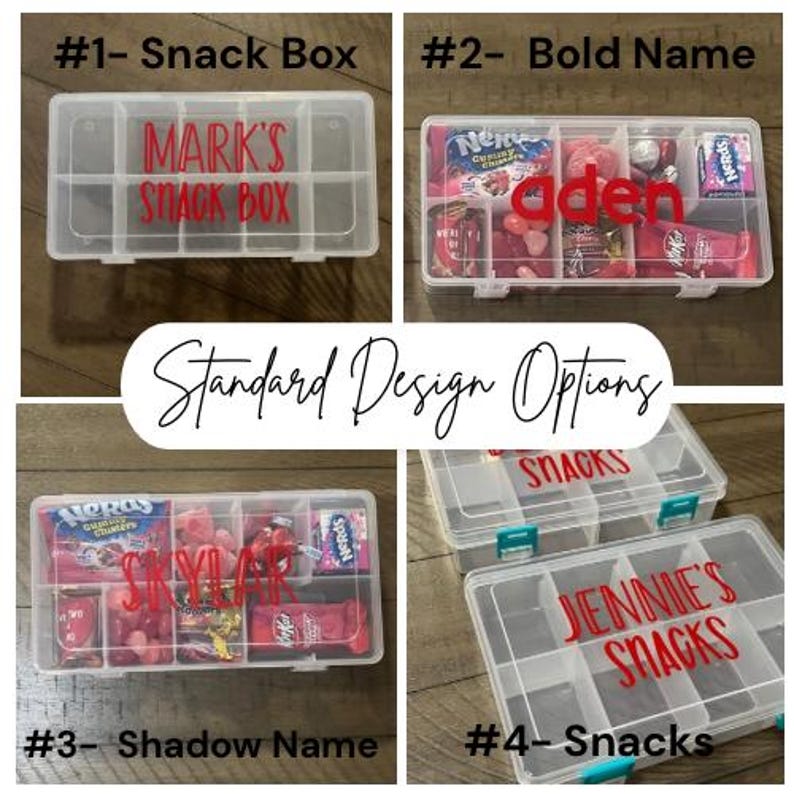 Personalized Candy Snackle Box-candy Box-snack Box- Easter Candy-tackle ...