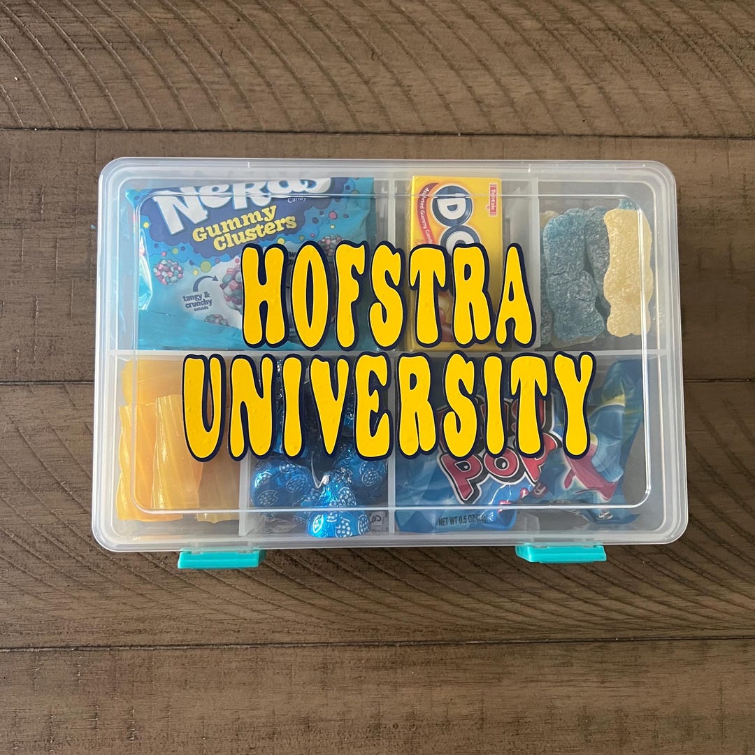 College Candy Snackle Box-candy Box-snack Box- Campus Candy Box-tackle ...