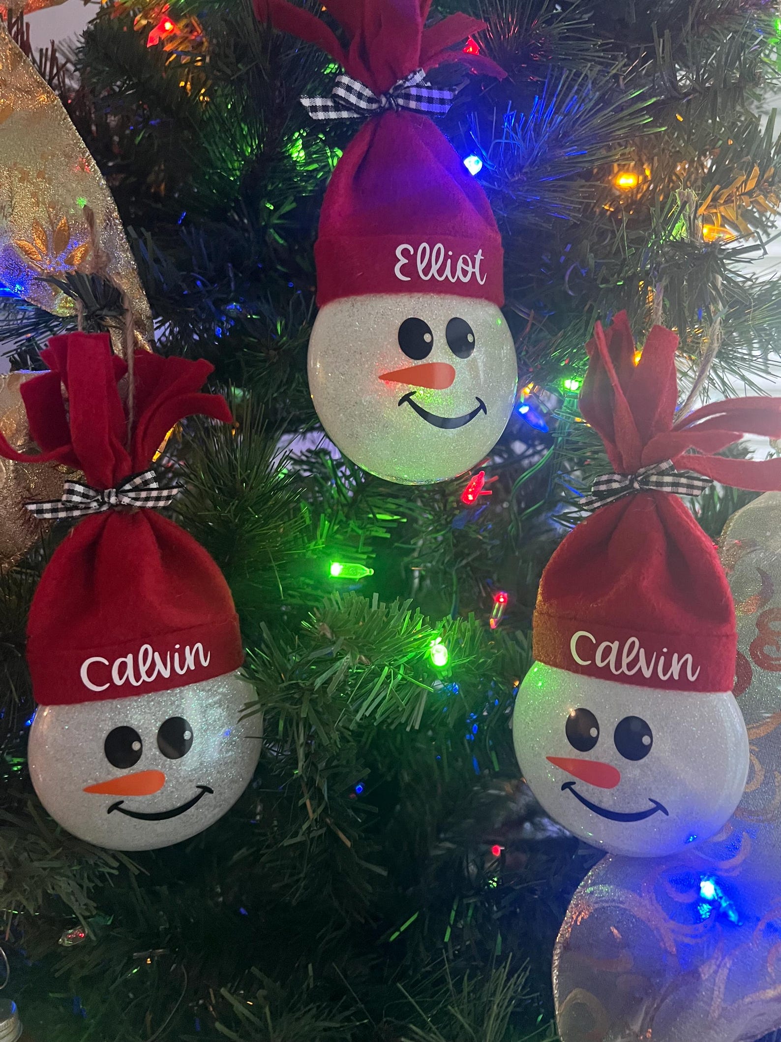 Snowman Christmas Ornament,snowman Face Ornament, Christmas Gift ...