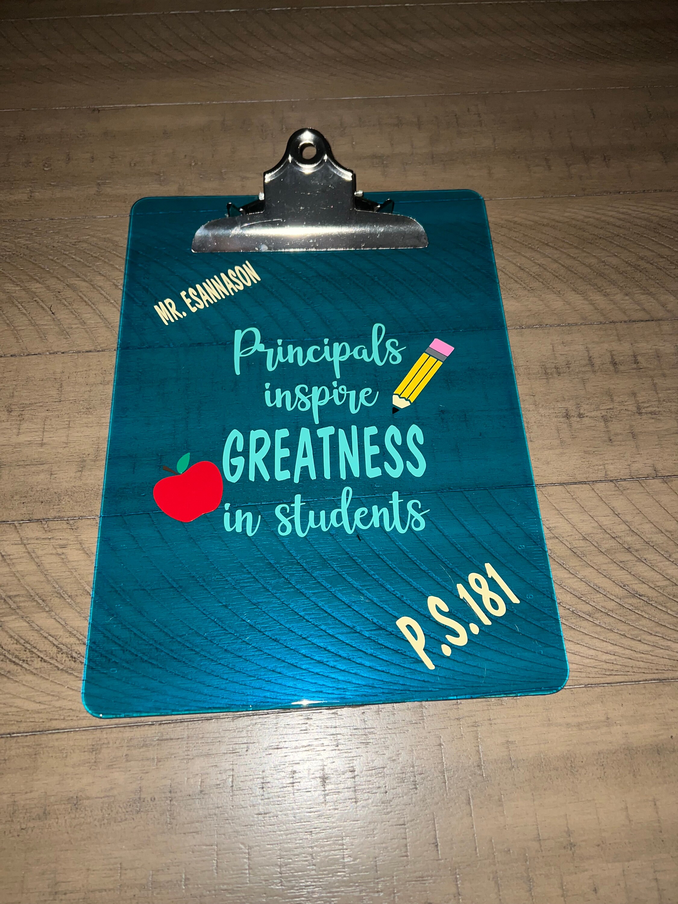 Teacher Clipboard, Personalized Clipboard, Teacher Gift, Personalized ...