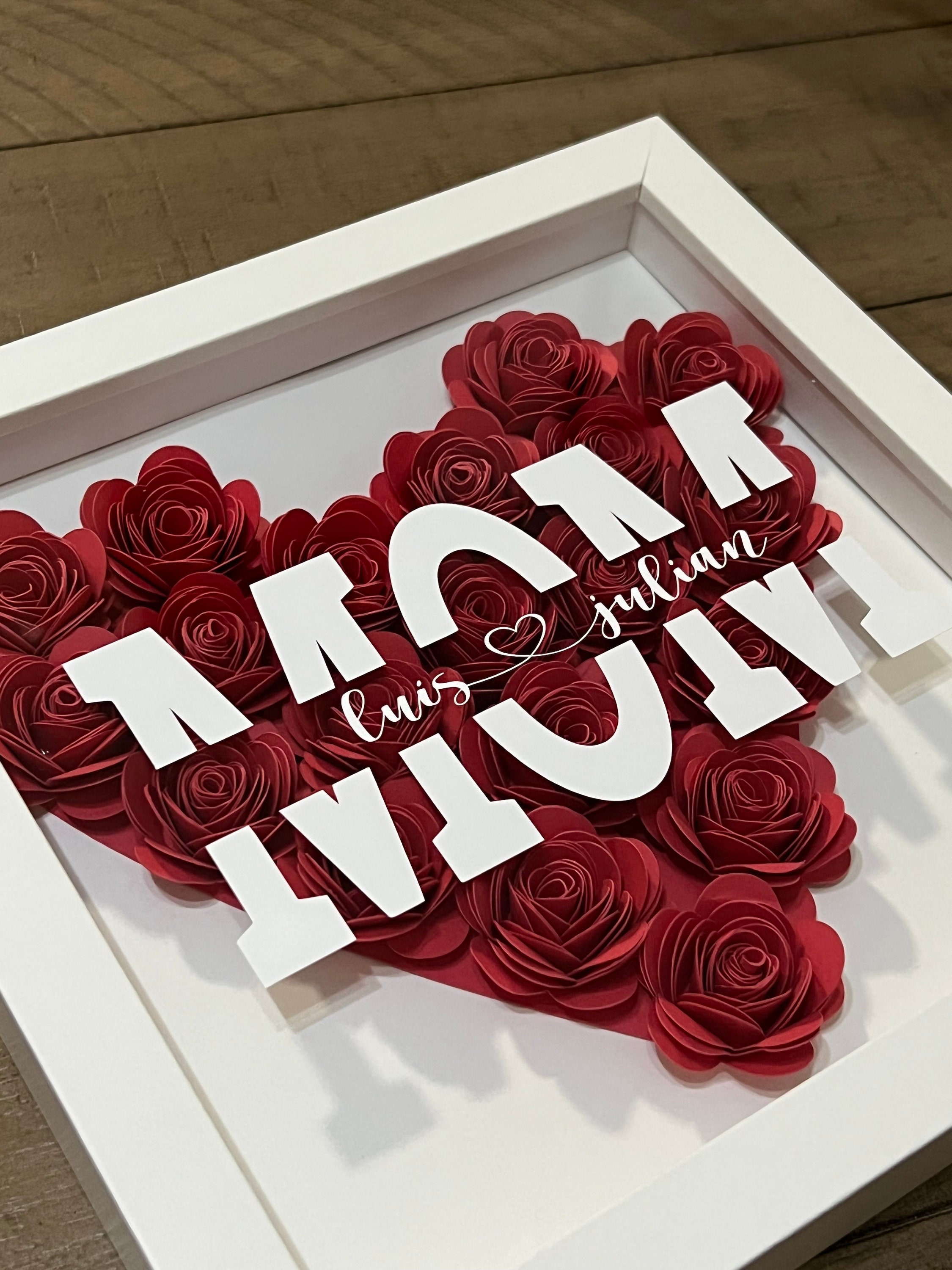 Personalized-mom-shadowbox-frame-valentine’s Day-mother’s Day-holiday ...