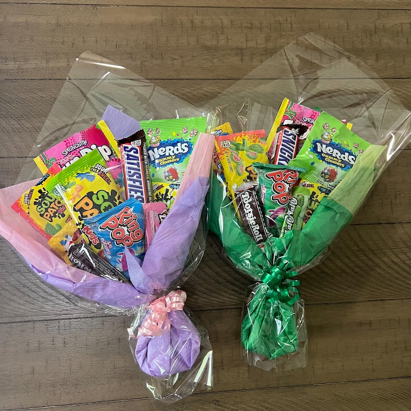 Valentines Candy Bouquet - Etsy