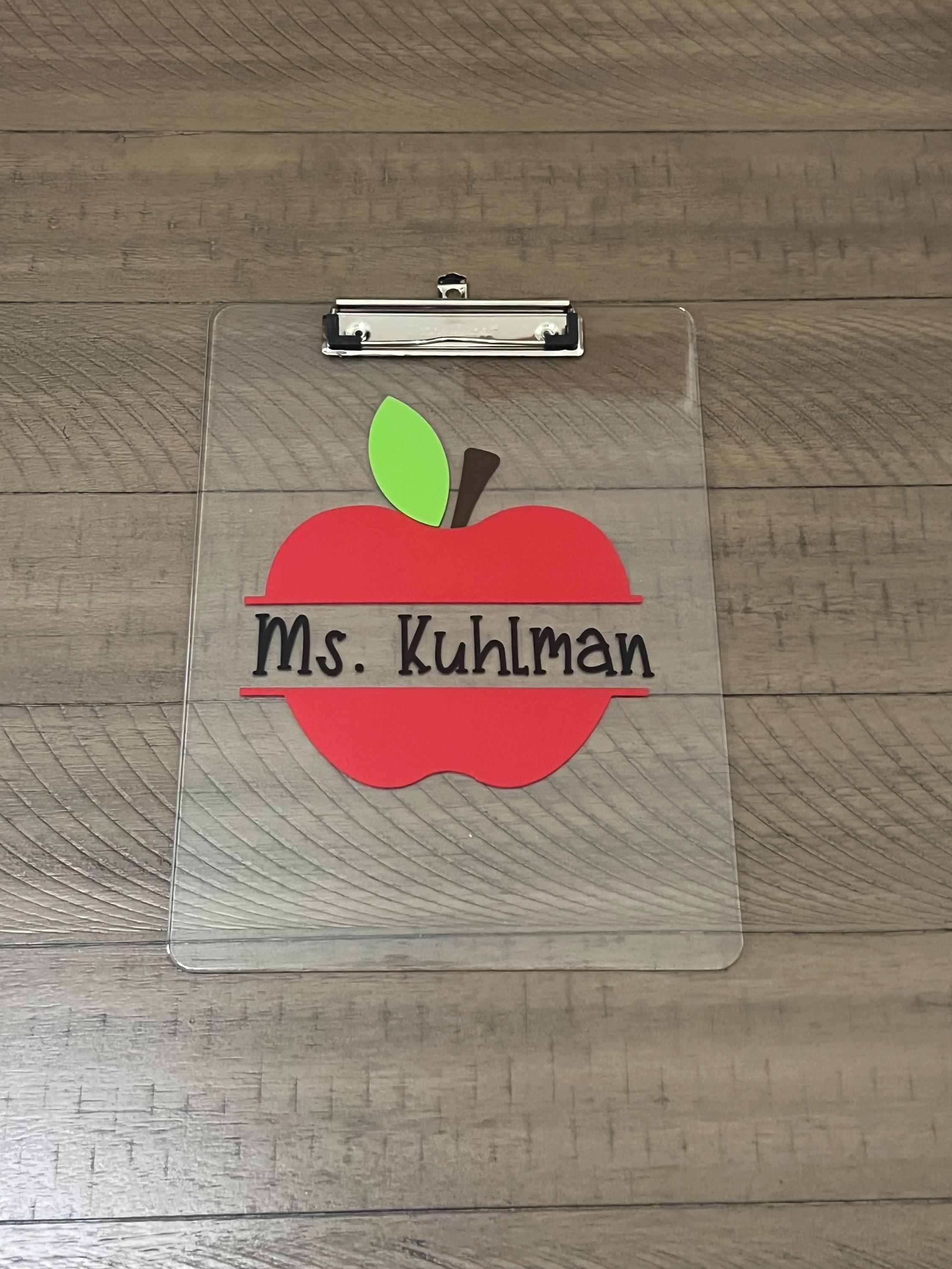 Teacher Clipboard, Personalized Clipboard, Teacher Gift, Personalized ...