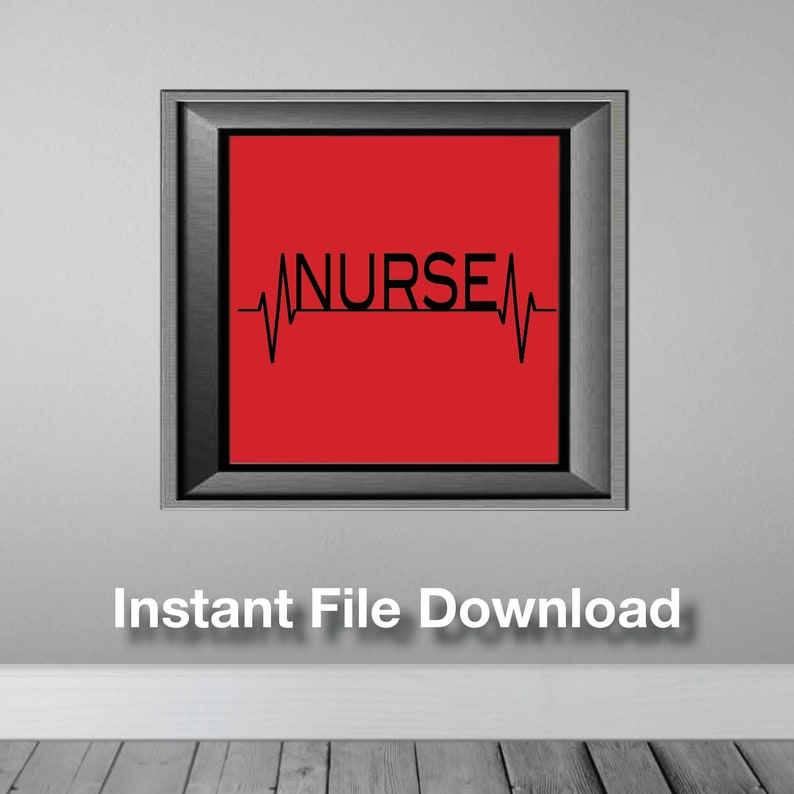 Nurse Vital Sign Instant Download Cut File for Cricut or Silhouette ...