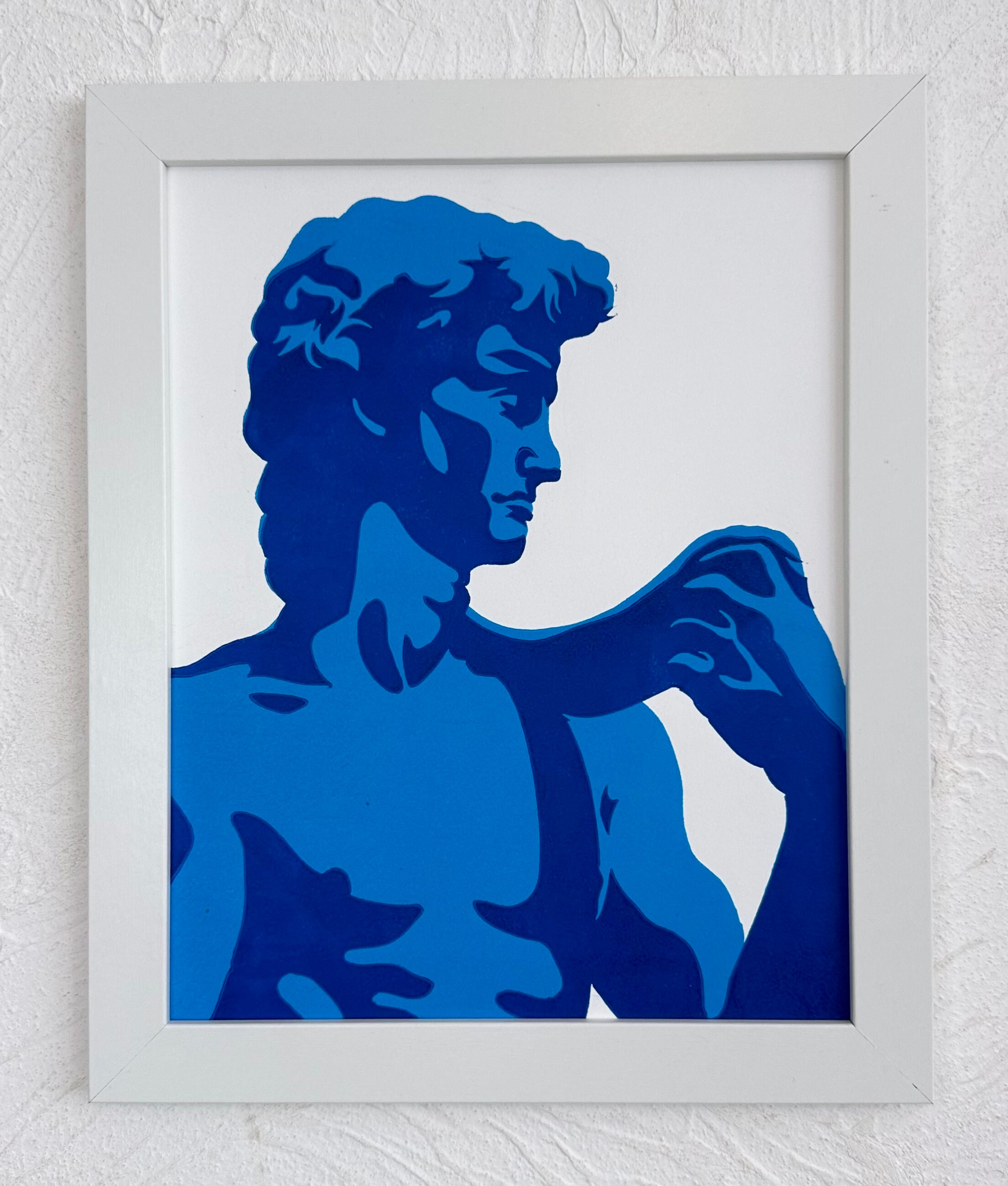 Statue of David Linocut Print - Etsy