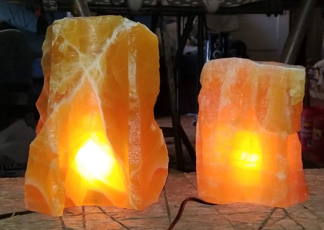 Honeycomb Calcite Glow Rocks - Etsy