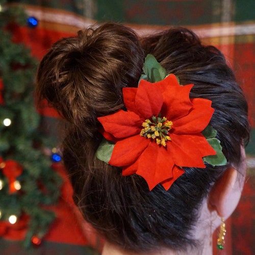 Christmas Mistletoe Hair Clip Christmas Girl Gift Novelty - Etsy UK