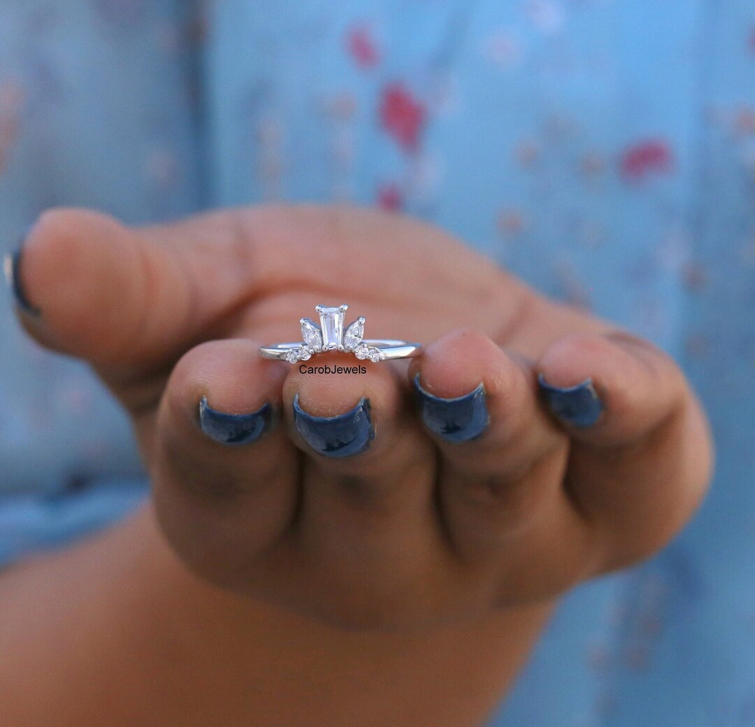 5x3x2 MM Tapered Baguette and Marquise Brilliant Cut - Etsy