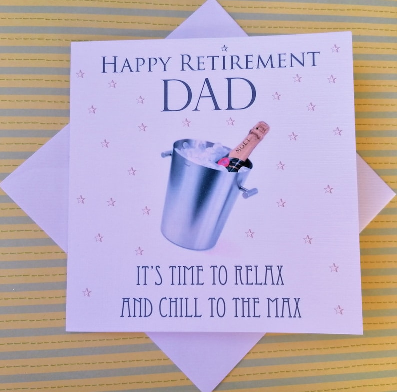 Happy Retirement Dad Card - Etsy UK