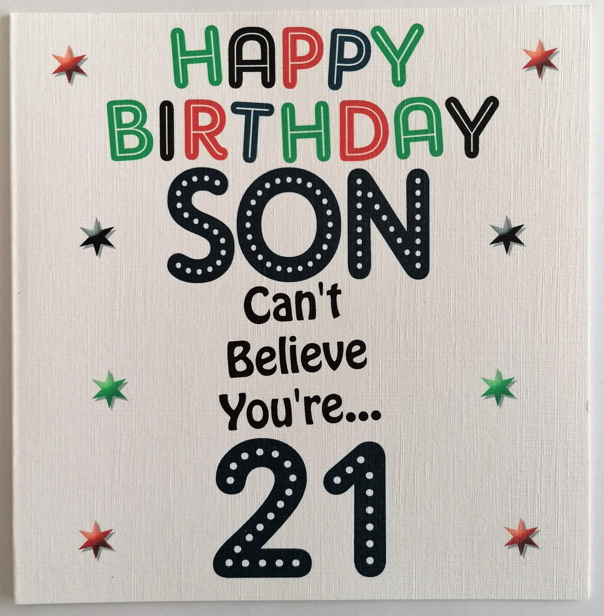 21St Birthday Card Printable