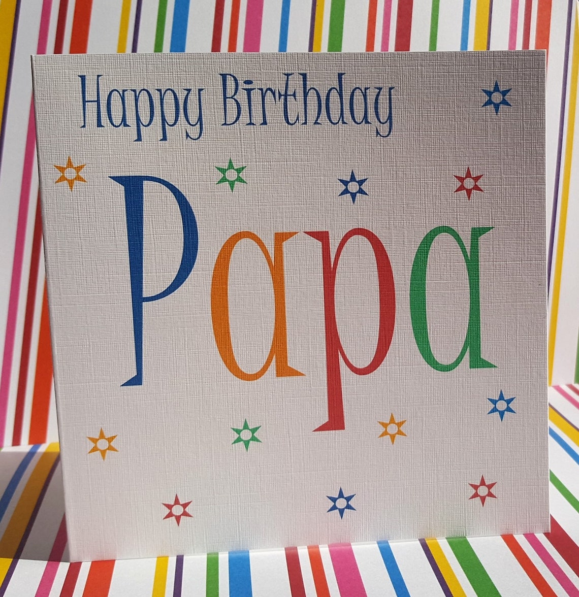 Happy Birthday Papa Card - Etsy