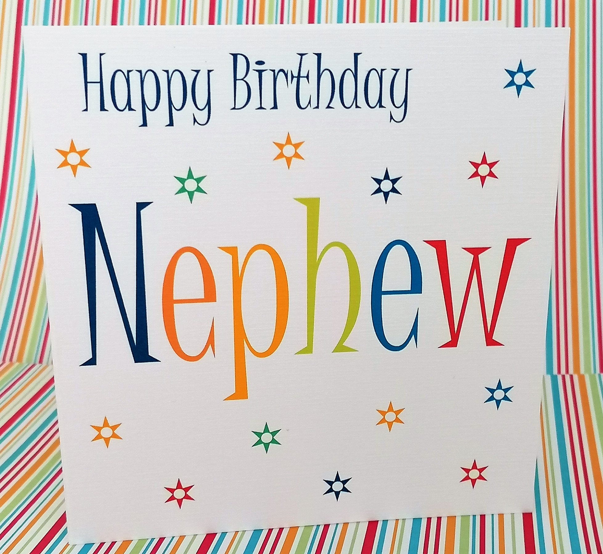 Happy Birthday Nephew Card - Etsy