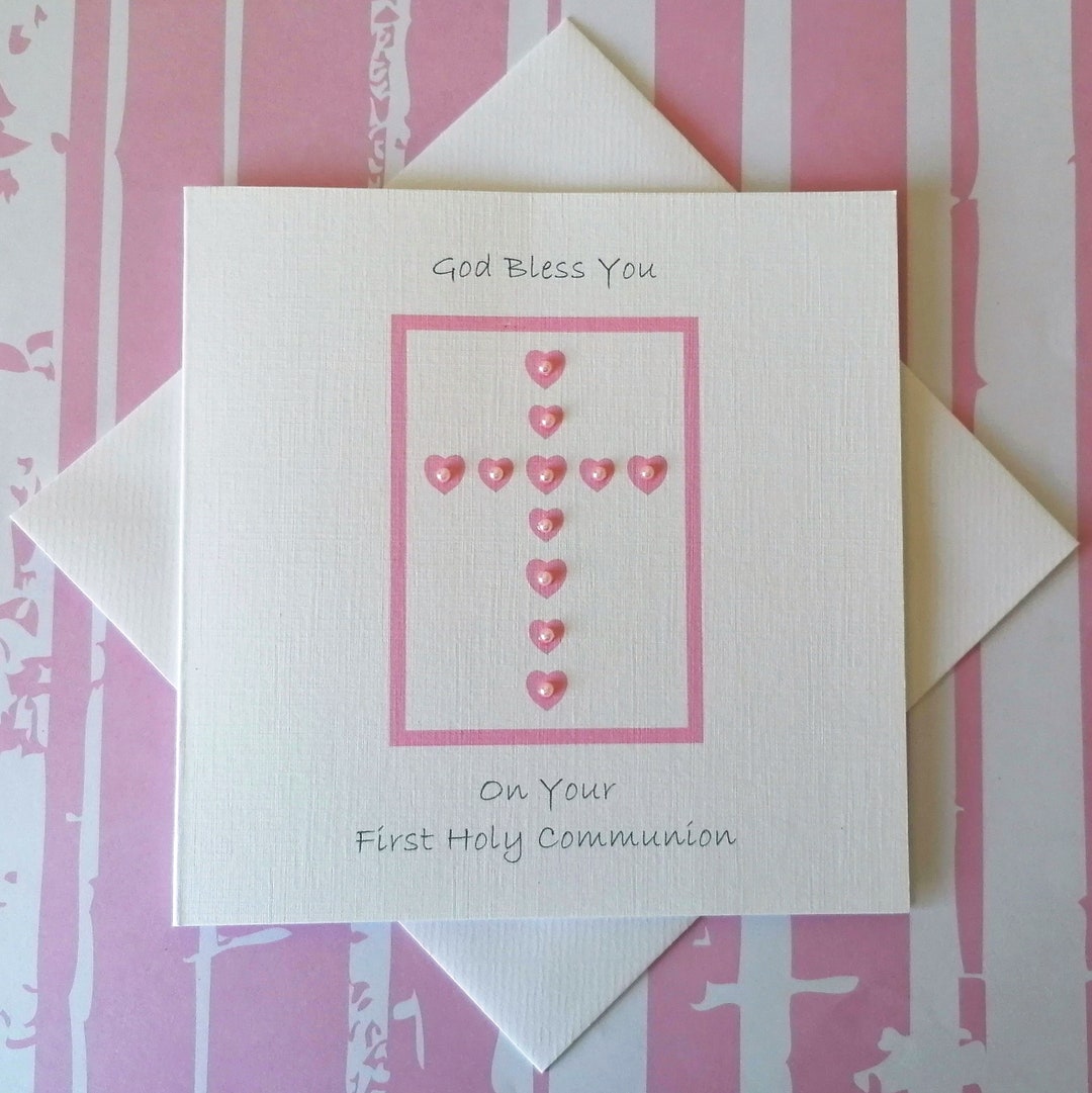 First Holy Communion Card - Etsy
