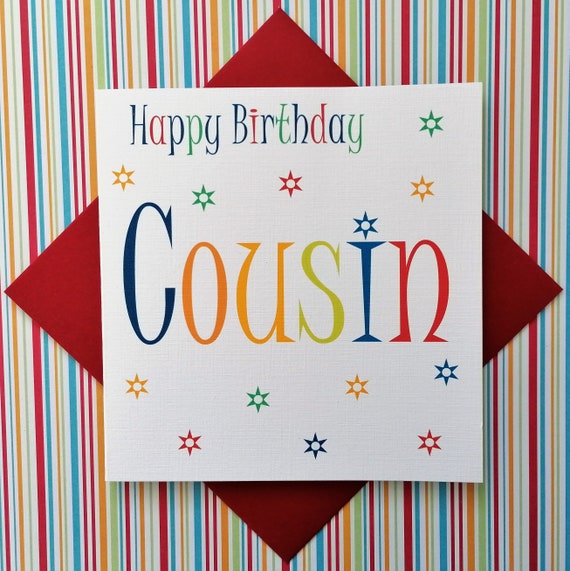 Joyeux Anniversaire Cousin Images Impression Rigide For Sale Avec