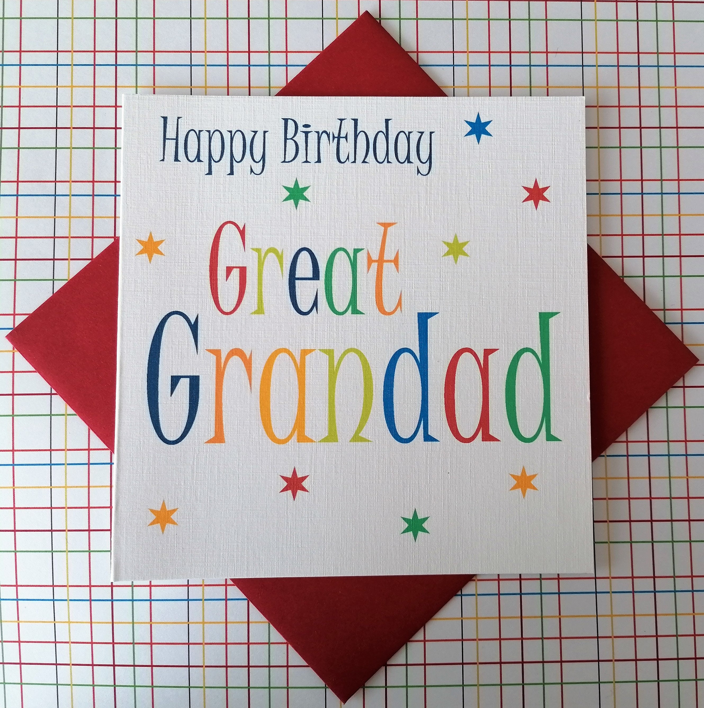 Happy Birthday Great Grandad Card - Etsy.de