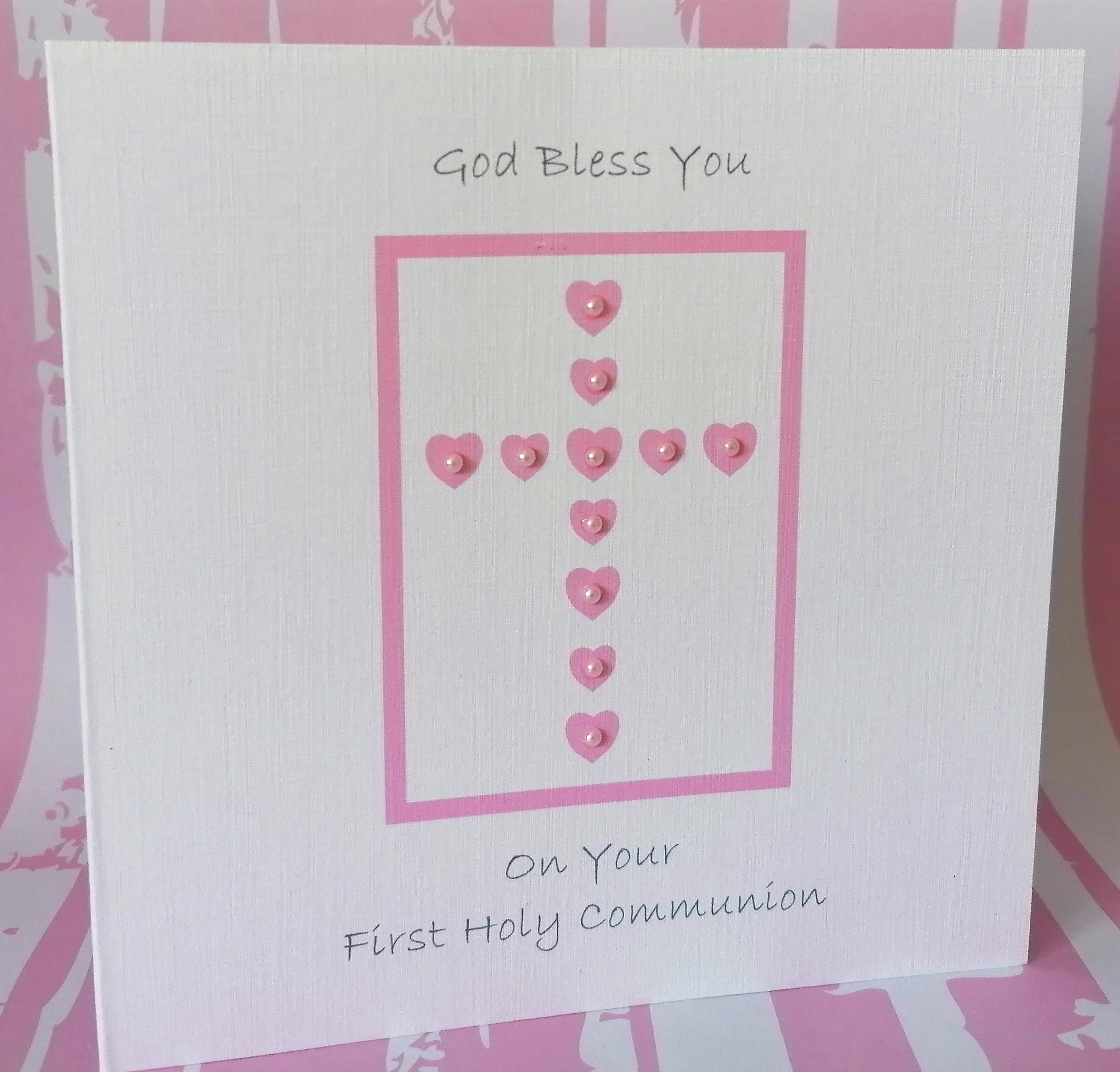 First Holy Communion Card - Etsy