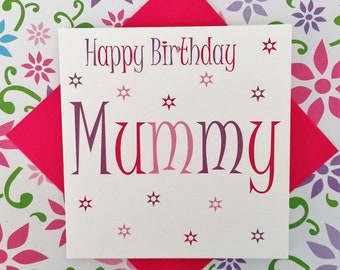 Birthday Card Mum, Birthday Card Personalised, First Birthday Card as ...