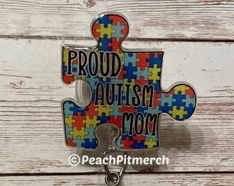 Autism Badge Reel - Etsy